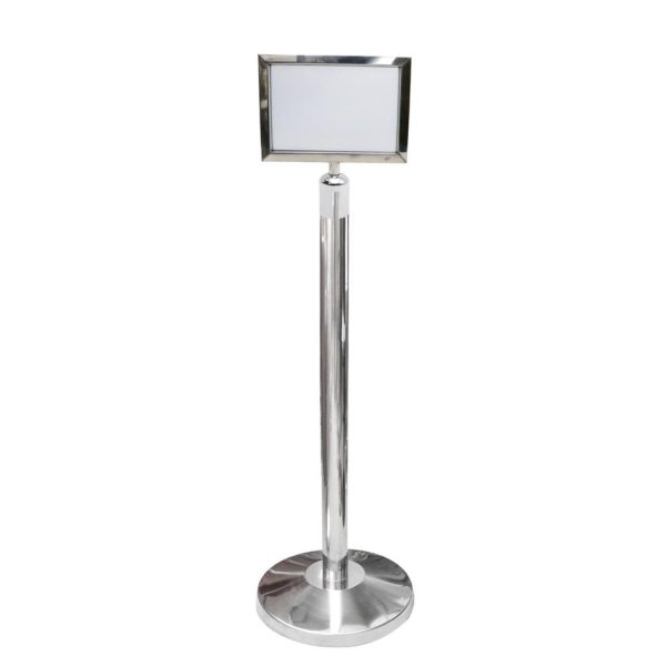 A4 SILVER HORIZONTAL DISPLAY STAND Fara Trading LLC Your Crowd